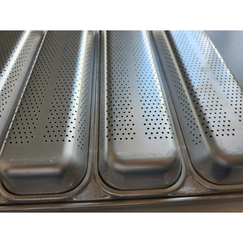 Flat Bottom Metal Bread Form 5-wide *NEW* (12 pieces)